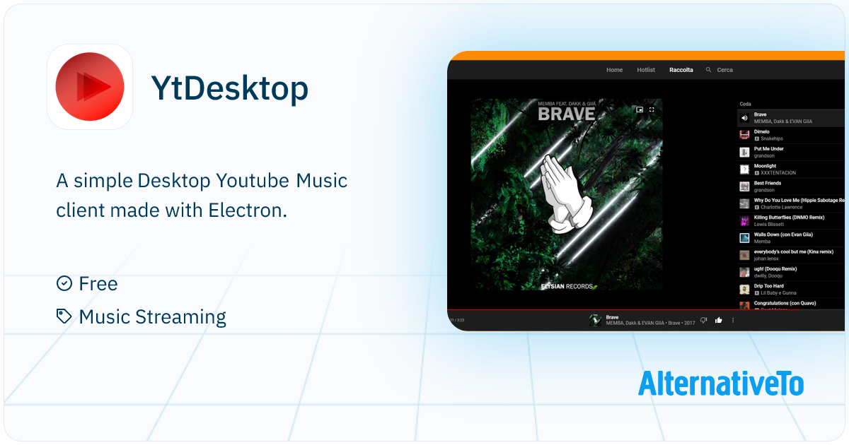 YtDesktop: A simple Desktop Youtube Music client made with | AlternativeTo