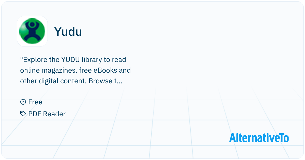 Yudu: "Explore the YUDU library to read online | AlternativeTo