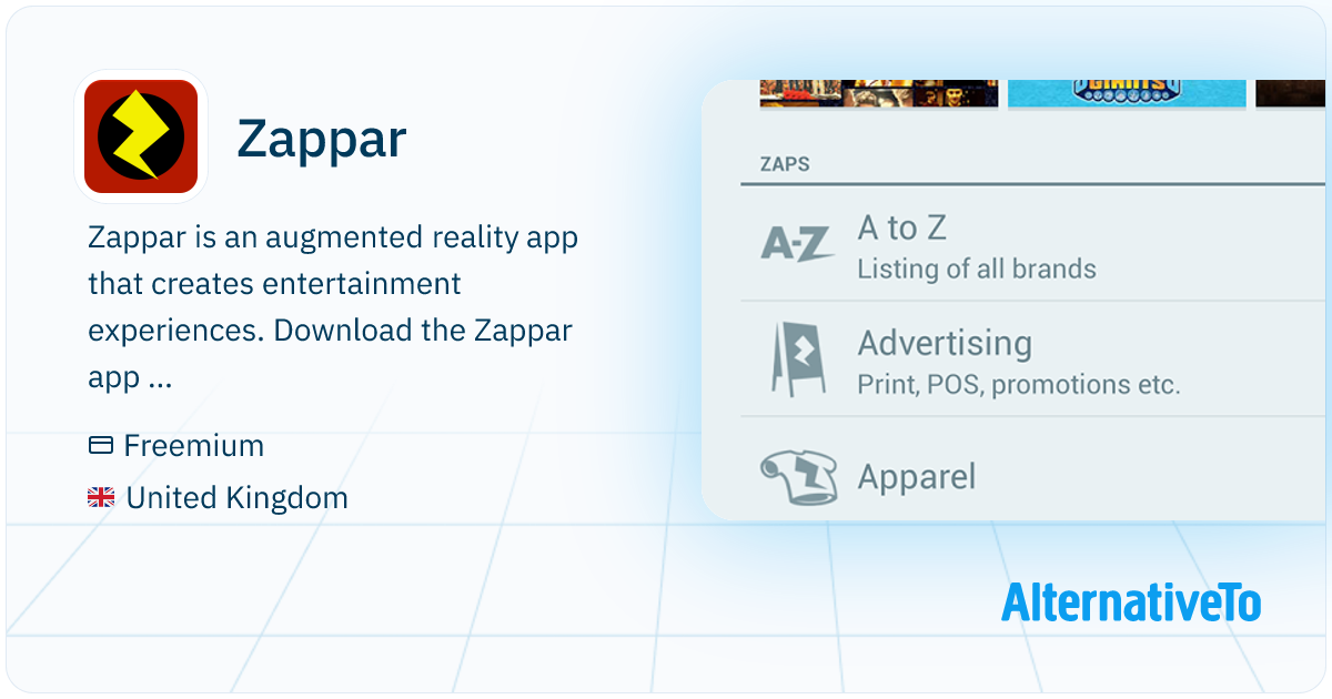 Zappar: Clever little app that can see and recognise | AlternativeTo