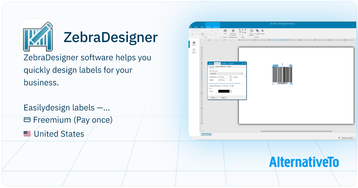 ZebraDesigner: Easily design labels — from simple to complex — with ...