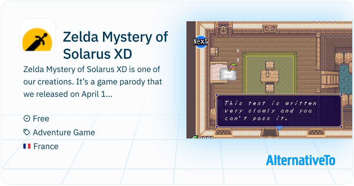 Zelda Mystery of Solarus XD: Parody action-adventure, two dungeons ...