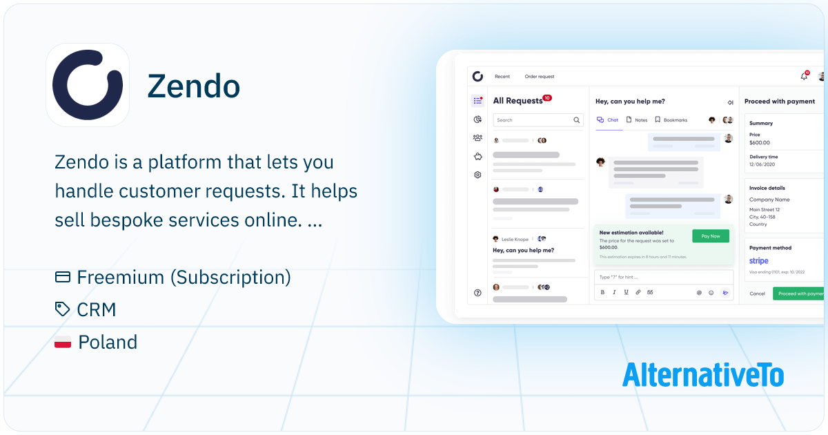 Zendo: Streamline service requests with a unified portal | AlternativeTo