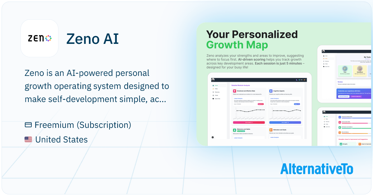 Zeno AI: AI-powered personal growth app delivering personalized ...