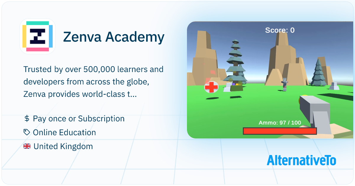 Zenva Academy: Trusted by over 500,000 learners and developers, Zenva ...