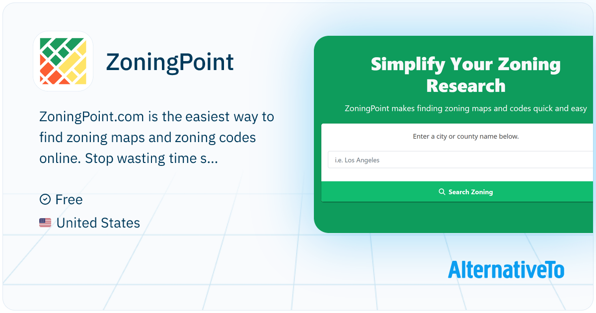 ZoningPoint: Simplify your zoning research | AlternativeTo