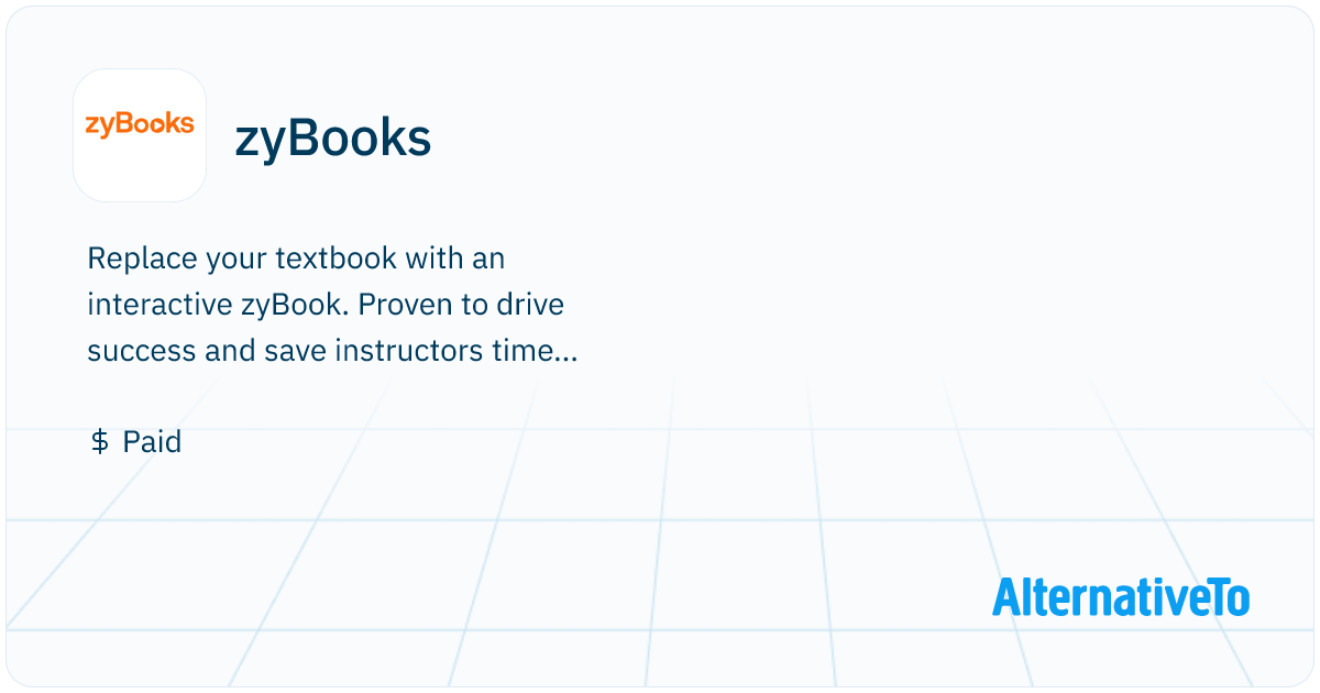 zyBooks: Textbook application | AlternativeTo