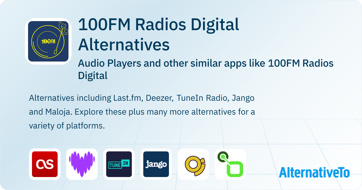 100FM Radios Digital Alternatives: Top 12 Audio Players & Similar Apps ...