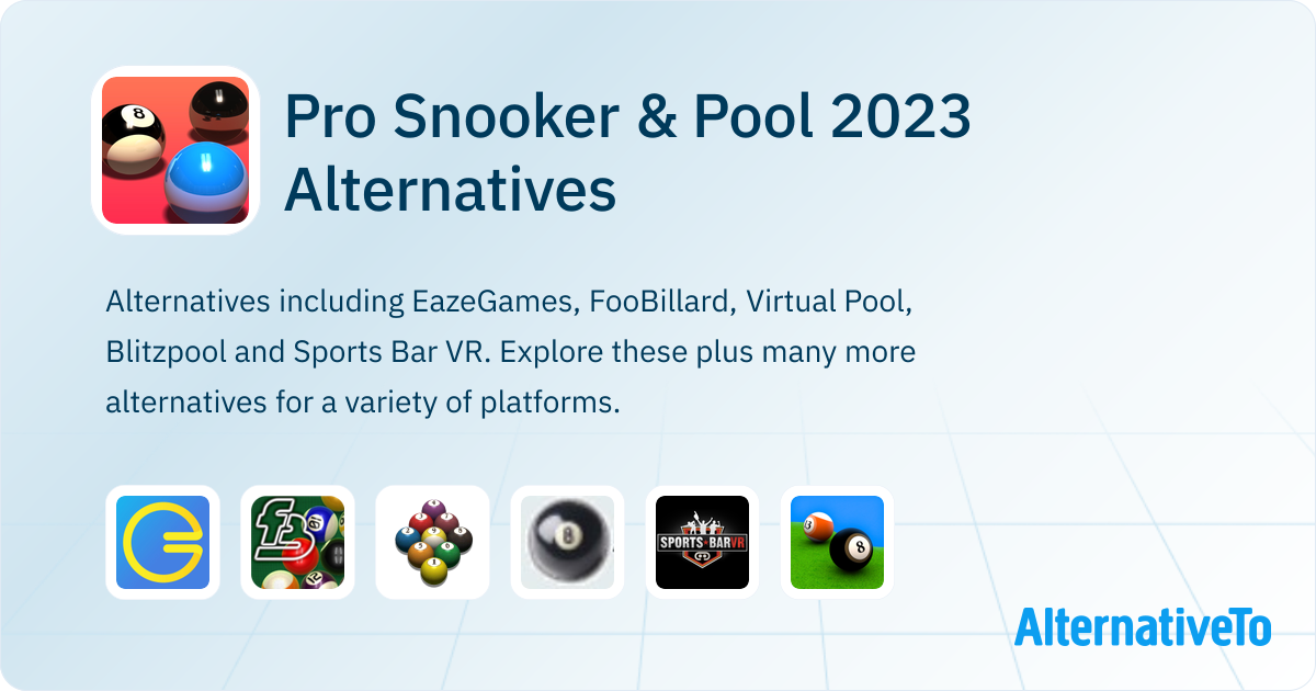 Pro Snooker & Pool 2023 Alternatives - Explore Similar Apps | AlternativeTo