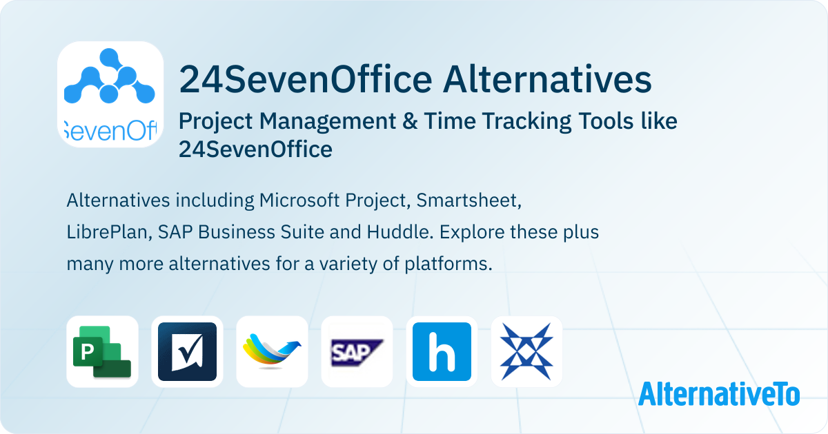 24SevenOffice Alternatives: Top 19 Project Management Tools | AlternativeTo