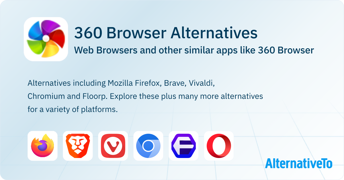 360 Browser Alternatives: Top 12 Web Browsers & Similar Apps ...