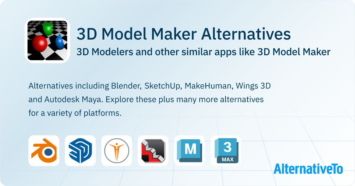 3D Model Maker Alternatives: Top 12 3D Modelers & Similar Apps ...