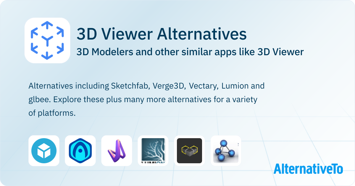 3D Viewer Alternatives: Top 20 3D Modelers & Similar Apps | AlternativeTo