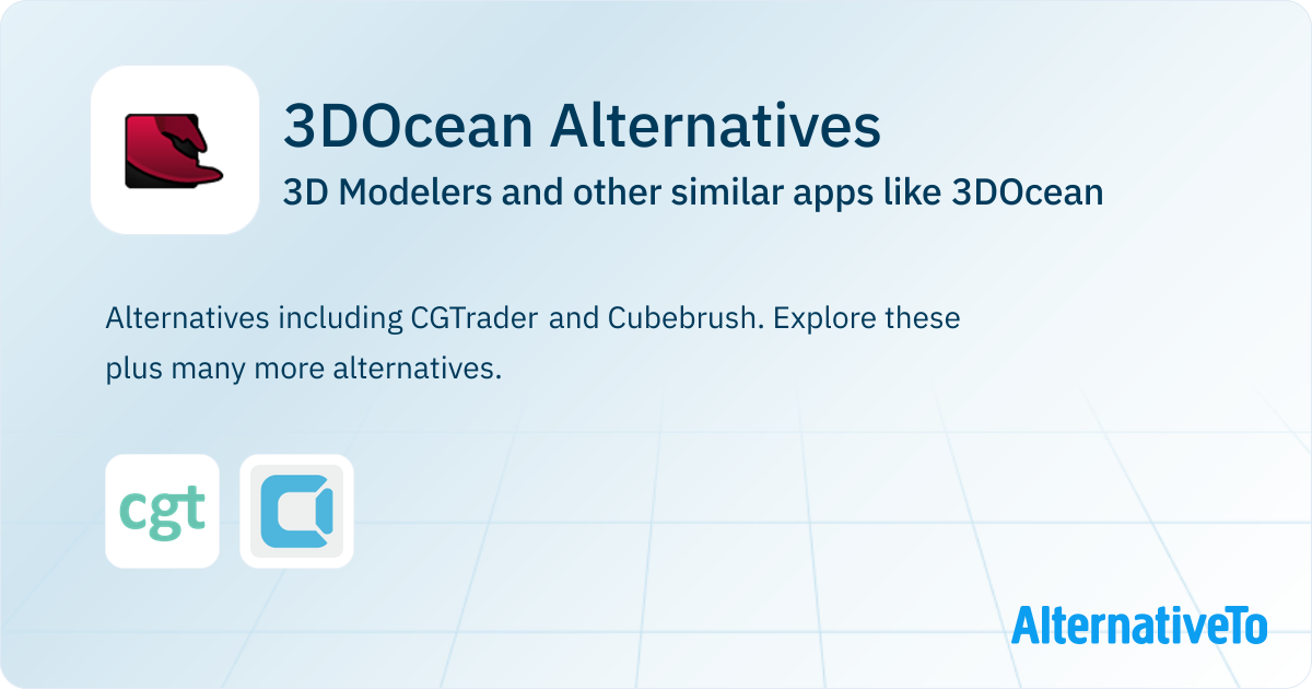 3DOcean Alternatives: Top 2 3D Modelers & Similar Websites | AlternativeTo