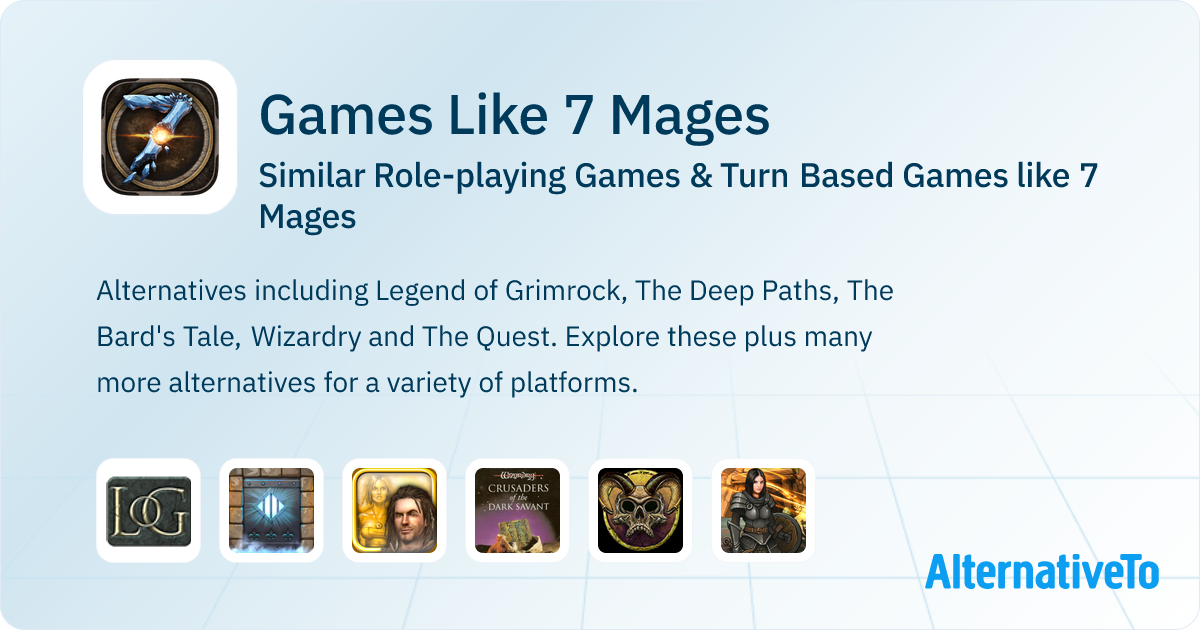 Games Like 7 Mages: Similar Role-playing Games | AlternativeTo