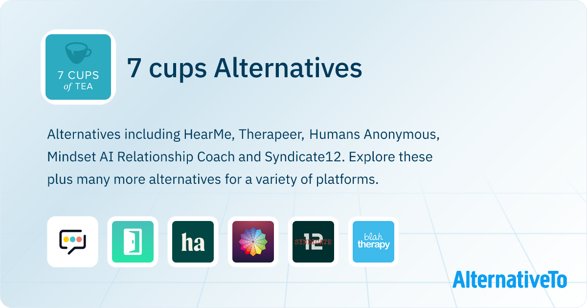 7 cups Alternatives - Explore Similar Apps & Services | AlternativeTo