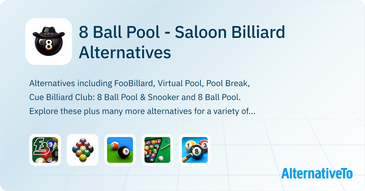 8 Ball Pool - Saloon Billiard Alternatives and Similar Games ...