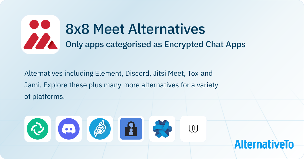 8x8 Meet Alternatives: Top 12 Encrypted Chat Apps | AlternativeTo