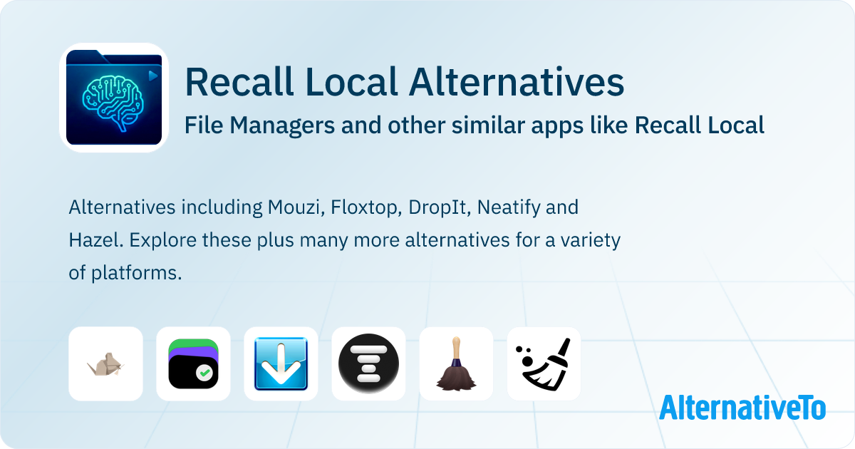 Recall Local Alternatives: Top 12 File Managers & Similar Apps ...
