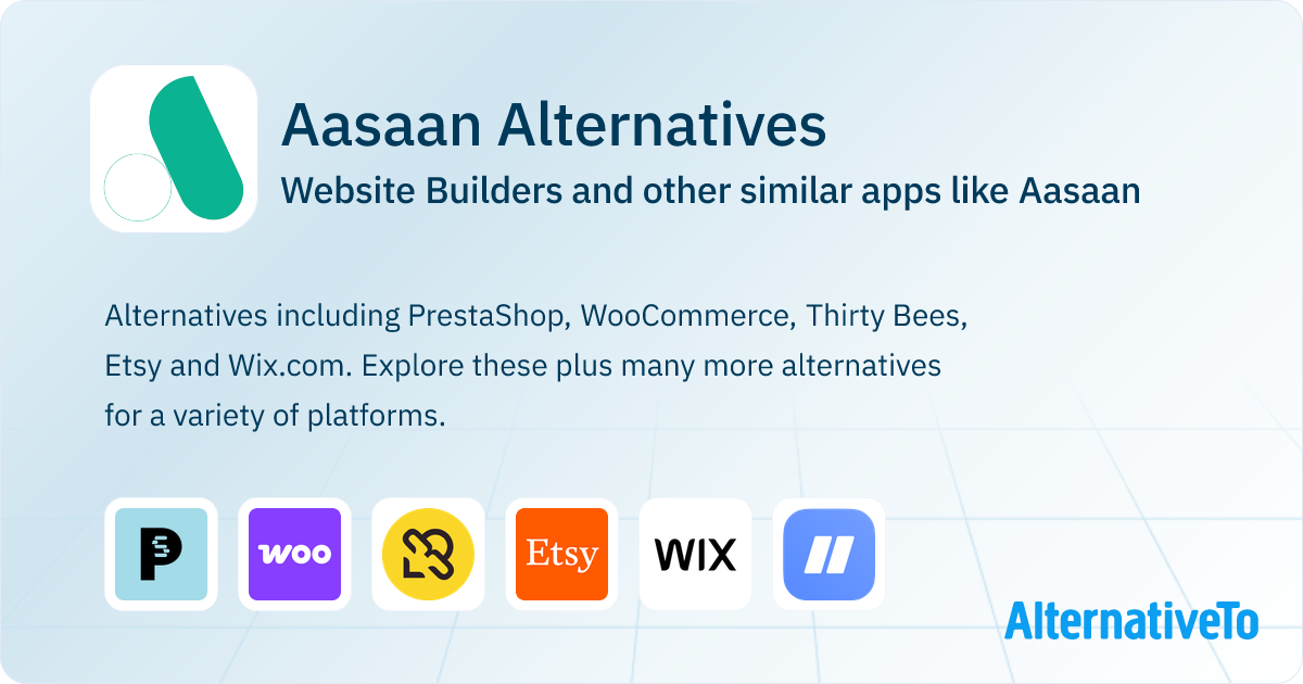 Aasaan Alternatives: Top 12 Website Builders & Similar Websites ...