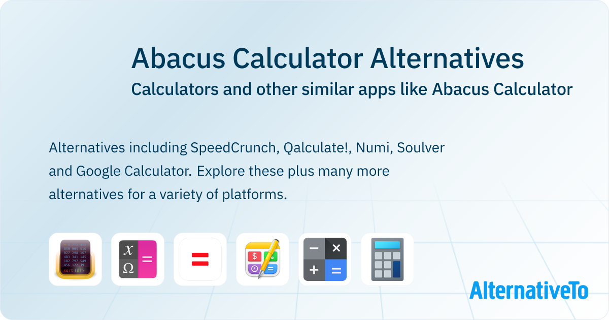 Abacus Calculator Alternatives: Top 12 Calculators & Similar Apps ...