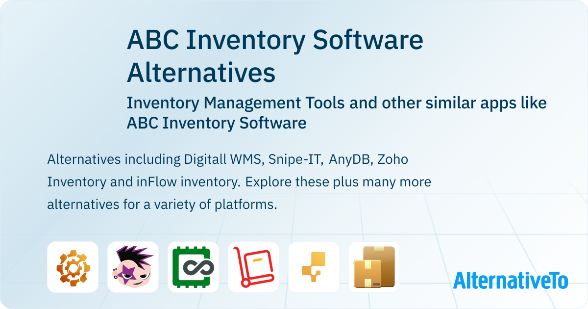 ABC Inventory Software Alternatives: Top 12 Inventory Management Tools ...