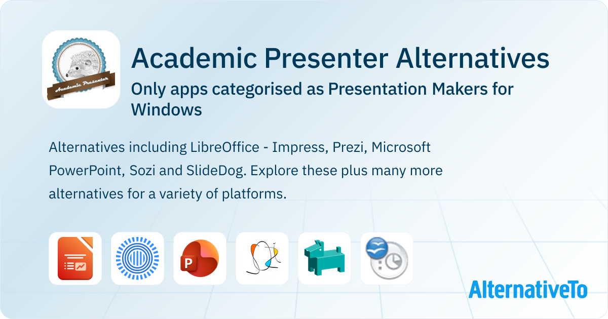 Academic Presenter Alternatives for Windows: Top 9 Presentation Makers ...
