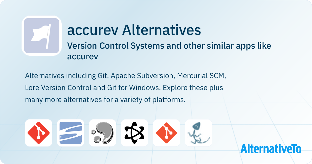 accurev Alternatives: Top 12 Version Control Systems & Similar Apps ...