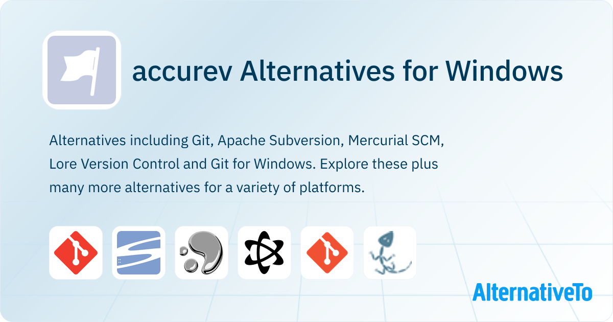 accurev Alternatives for Windows: Top 12 Version Control Systems ...