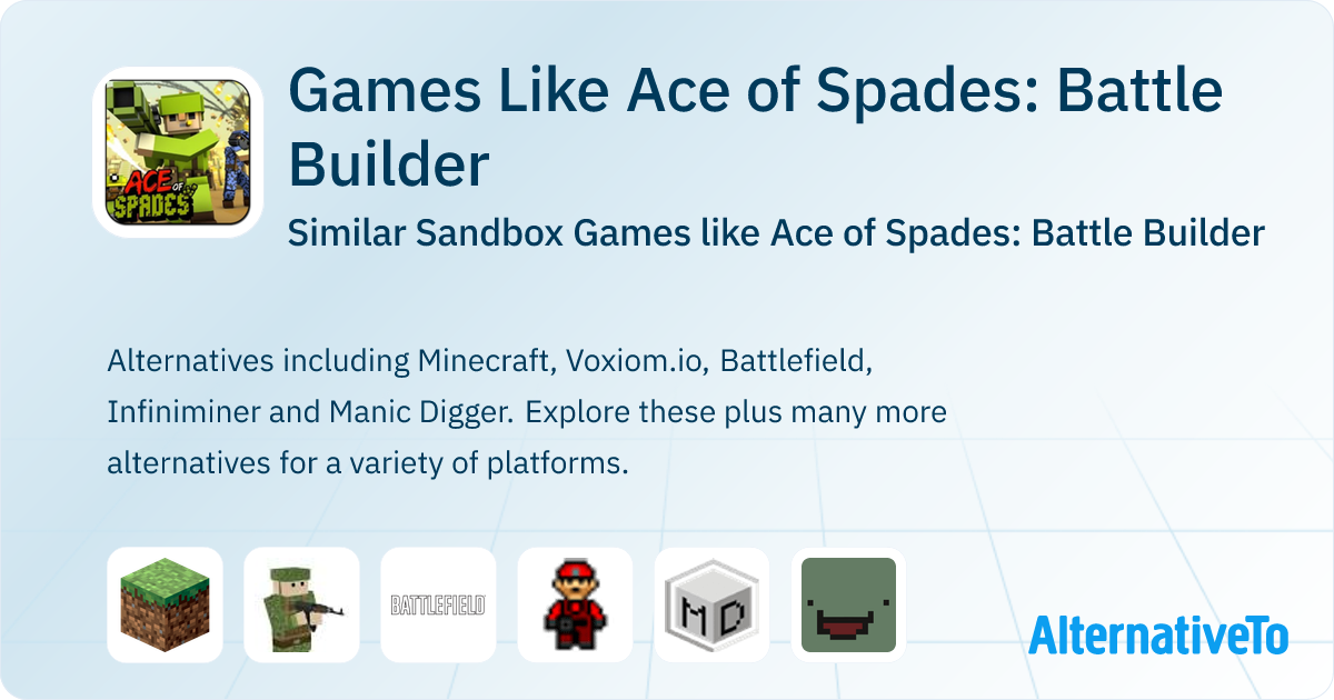 Games Like Ace of Spades: Battle Builder: Similar Sandbox Games 2026 ...