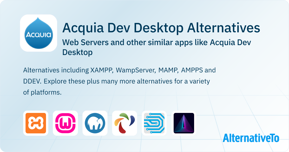 Acquia Dev Desktop Alternatives: Top 12 Web Servers & Similar Apps ...