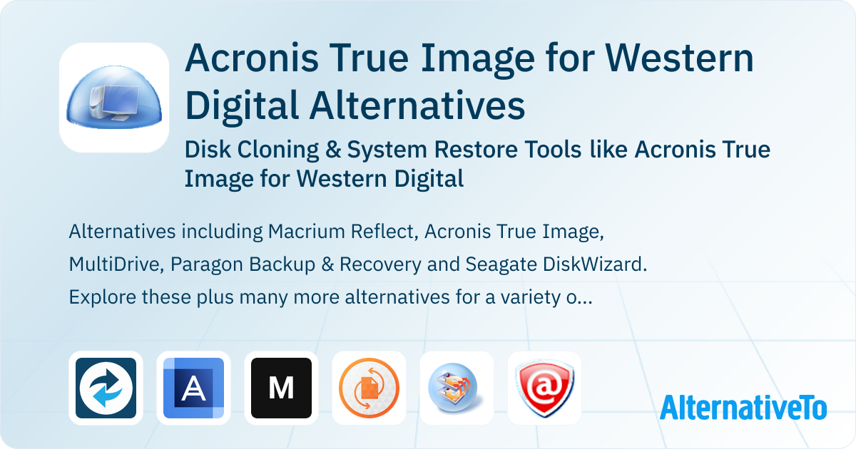 Acronis True Image for Western Digital Alternatives: Top 10 Disk ...