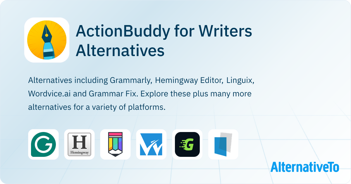 ActionBuddy for Writers Alternatives - Explore Similar Sites & Apps ...