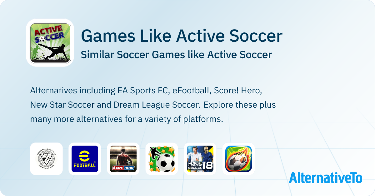 Games Like Active Soccer: Similar Soccer Games | AlternativeTo