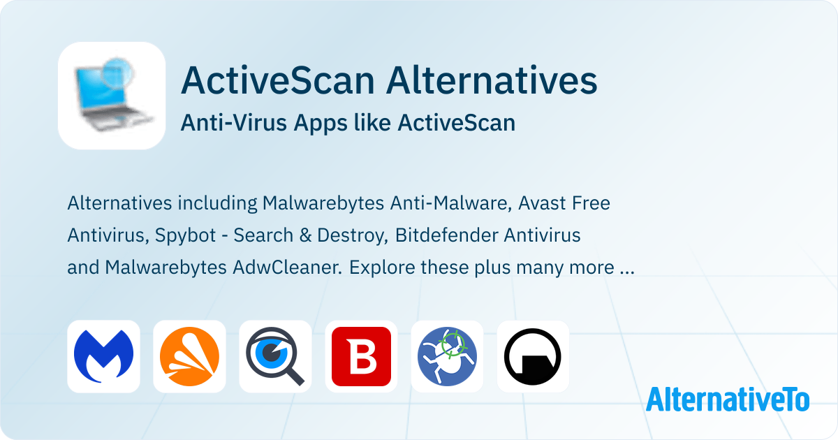 ActiveScan Alternatives: Top 12 Anti-Virus & Similar Apps | AlternativeTo