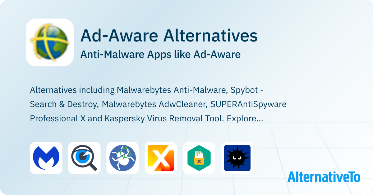 Ad-Aware Alternatives: Top 17 Anti-Malware & Similar Apps | AlternativeTo