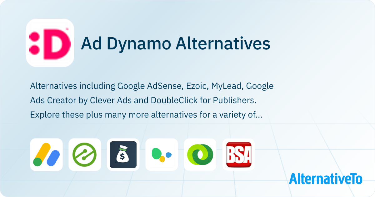 Ad Dynamo Alternatives - Explore Similar Sites & Apps | AlternativeTo