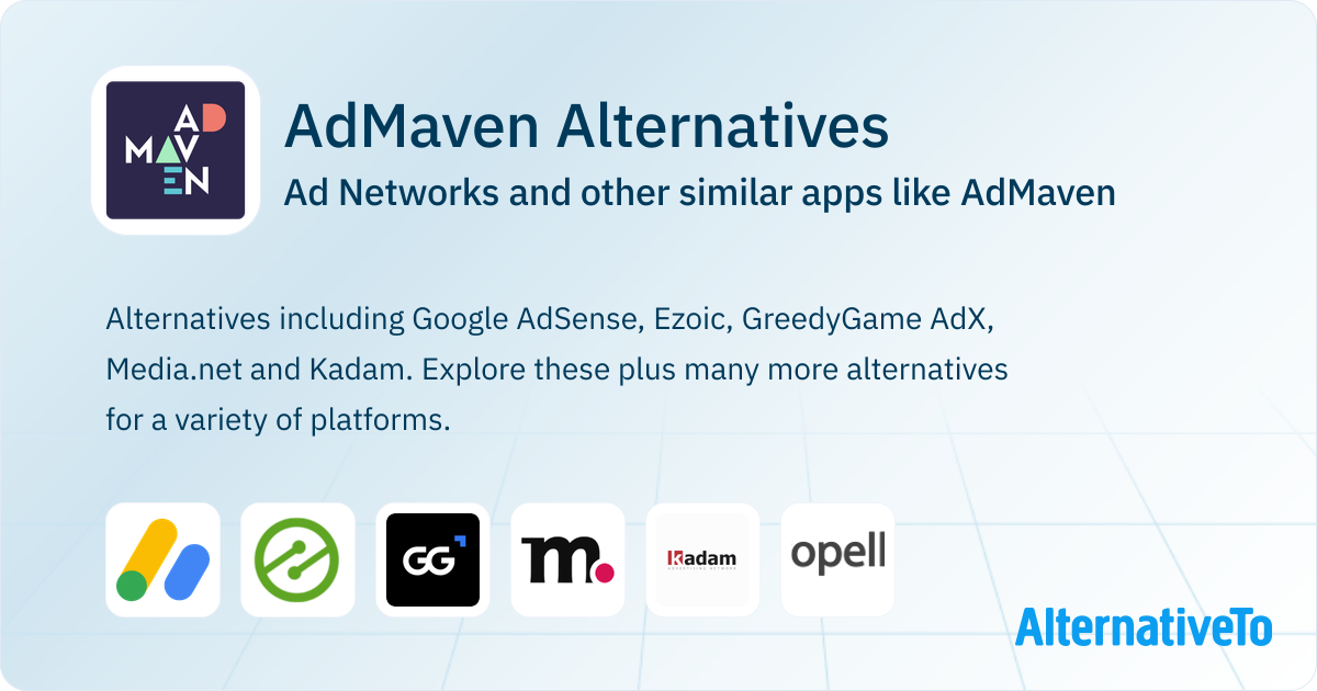 AdMaven Alternatives: Top 13 Ad Networks & Similar Apps | AlternativeTo