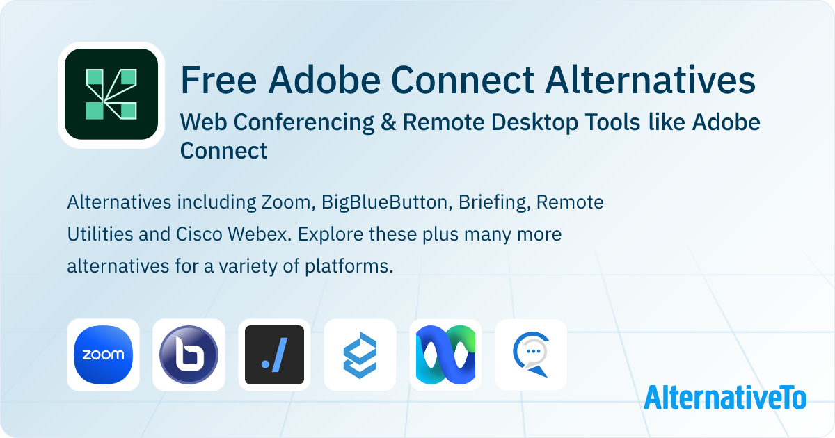 Free Adobe Connect Alternatives: Top 12 Web Conferencing Tools ...