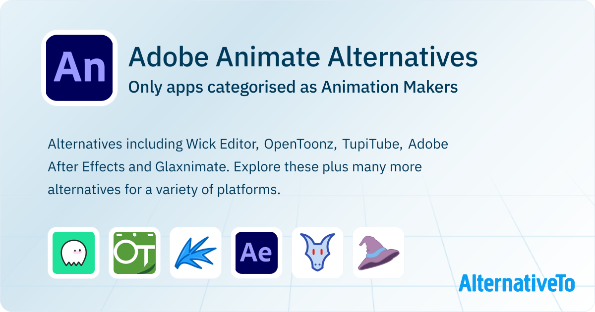 Adobe Animate Alternatives: Top 12 Animation Makers | AlternativeTo