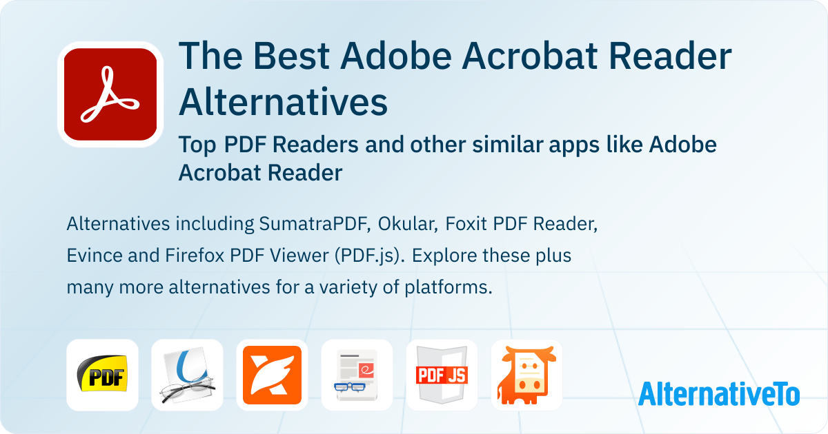 Best Adobe Acrobat Reader Alternatives: Top PDF Readers in 2026 ...