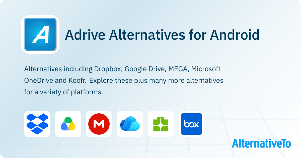 Adrive Alternatives for Android: Top 12 Cloud Storage Services ...