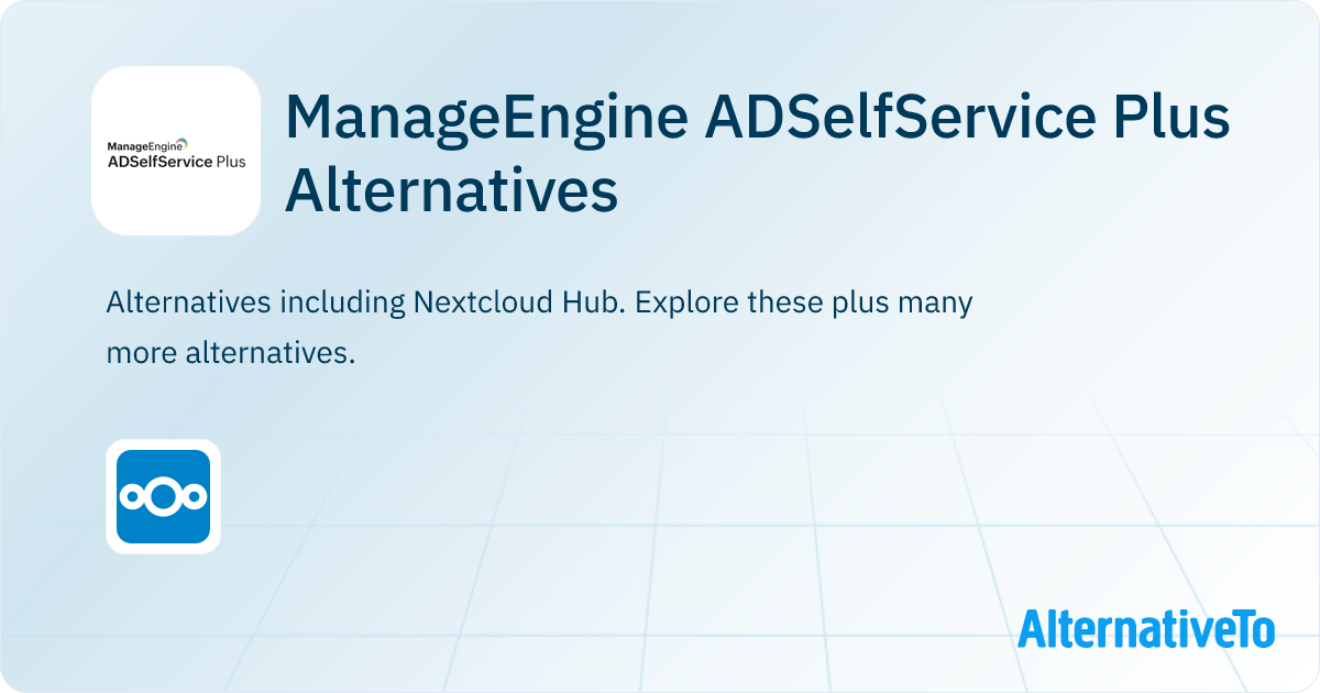 ManageEngine ADSelfService Plus Alternatives - Explore Similar Apps ...