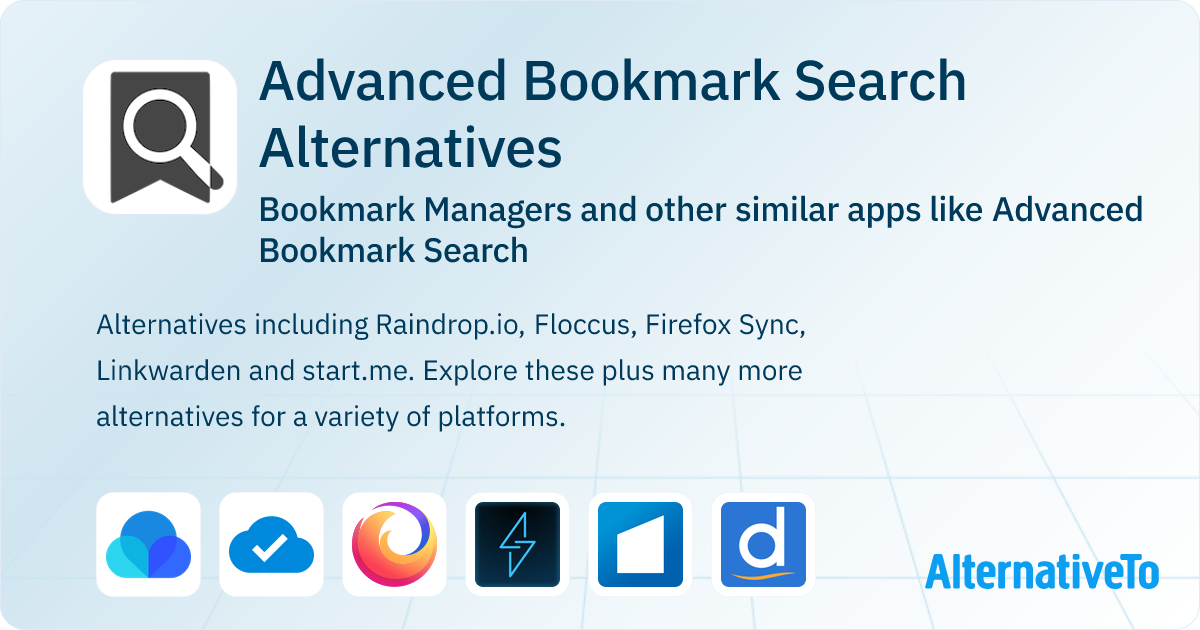 Advanced Bookmark Search Alternatives: Top 12 Bookmark Managers ...