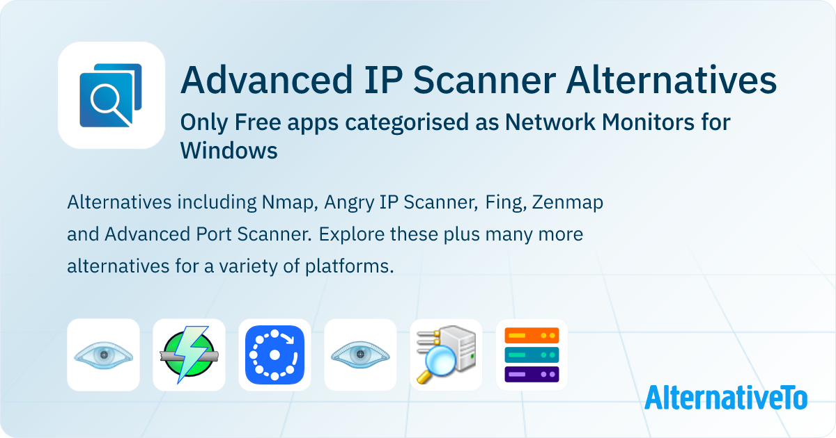 Free Advanced IP Scanner Alternatives for Windows: Top 9 Network ...