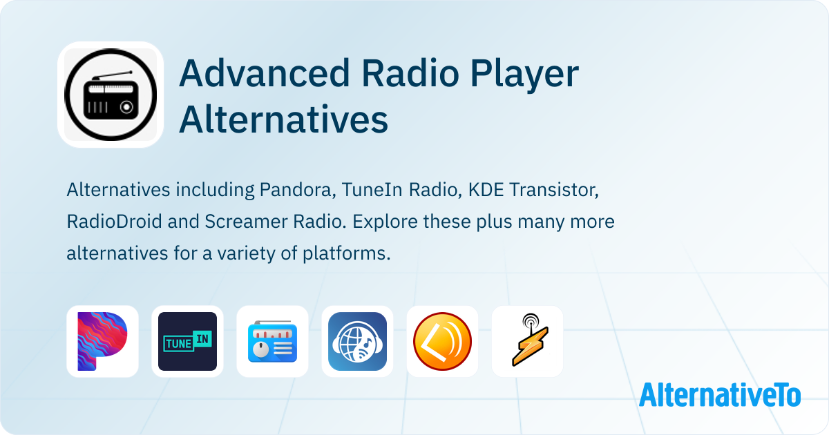Advanced Radio Player Alternatives - Explore Similar Software ...