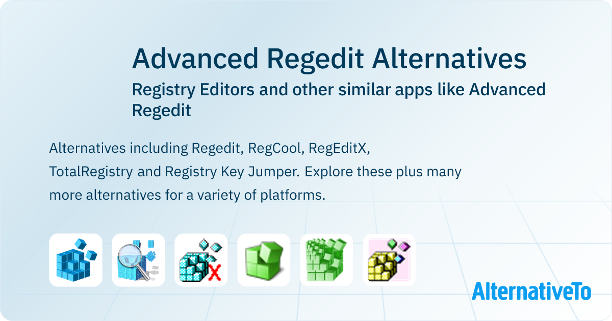 Advanced Regedit Alternatives: Top 10 Registry Editors & Similar Apps ...
