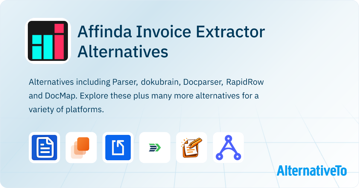 Affinda Invoice Extractor Alternatives - Explore Similar Sites & Apps ...