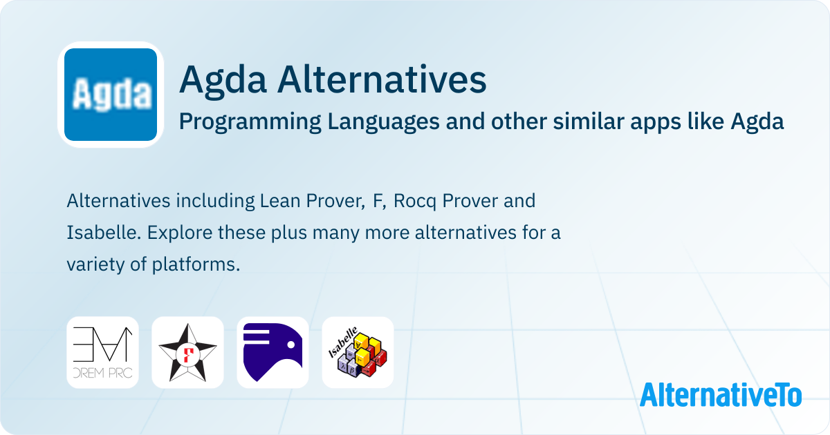 Agda Alternatives: Top 4 Programming Languages & Similar Apps ...