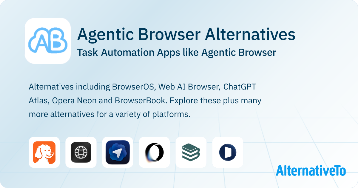 Agentic Browser Alternatives: Top 12 Task Automation & Similar Apps ...