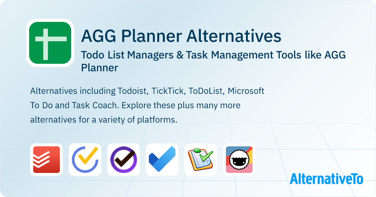 AGG Planner Alternatives: Top 12 Todo List Managers | AlternativeTo